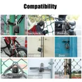 Smart fingerprint lock anti-theft keyless security padlock with USB ...