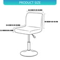 Easy Maintenance Stool Cover Elastic Design Breathable Fabric for High ...
