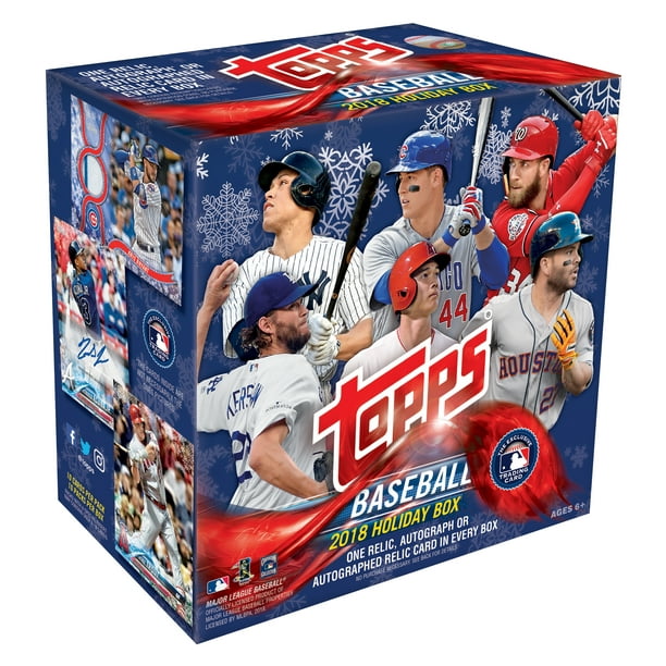2018 TOPPS HOLIDAY BASEBALL TRADING CARDS MEGA BOX - Walmart.com