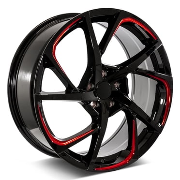 Set of 20" Gloss Black Sport Style 2020 Wheels for Honda Civic, Accord ...