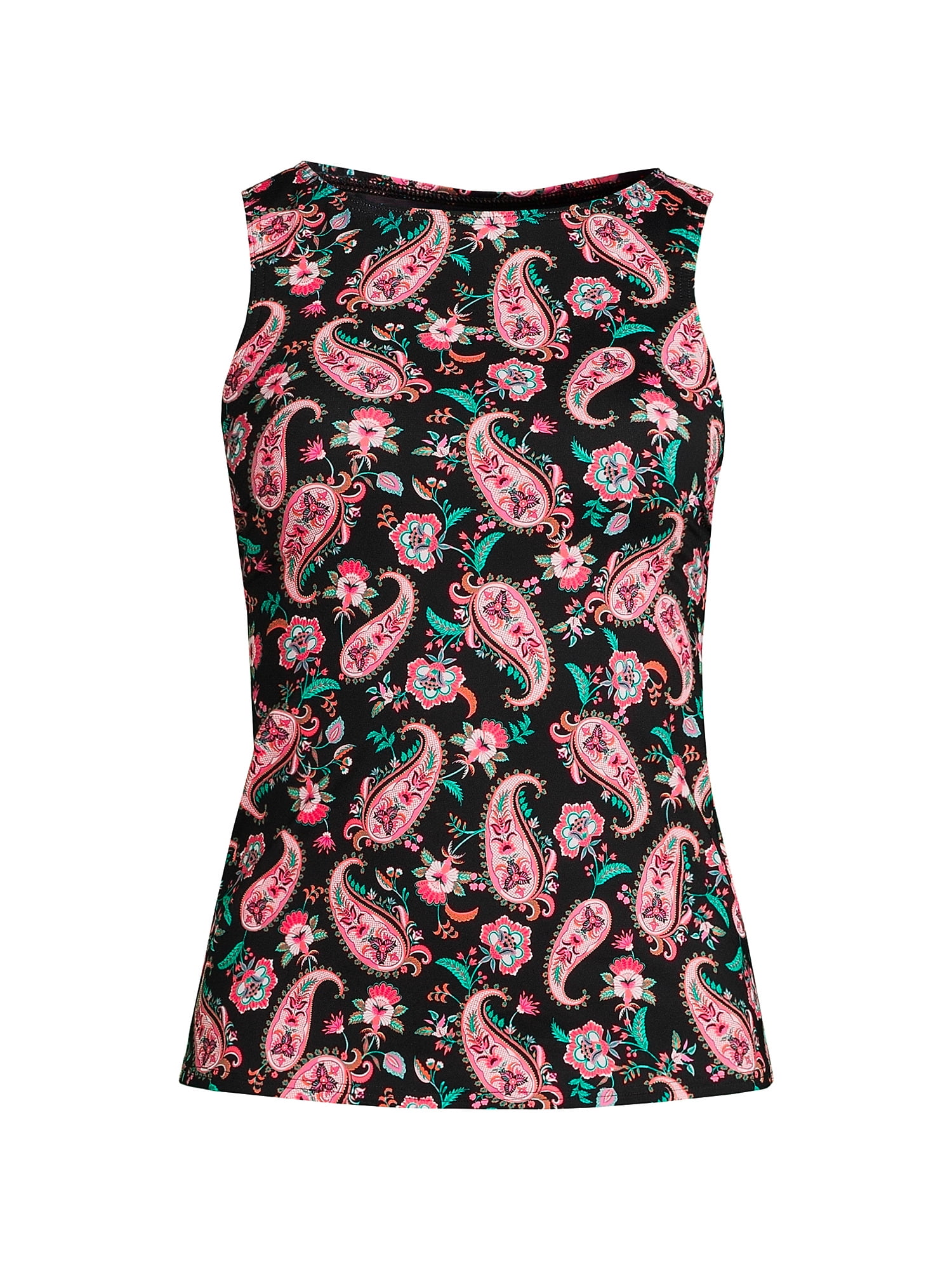 Lands' End Women's Plus Size Chlorine Resistant High Neck UPF 50 Sun ...