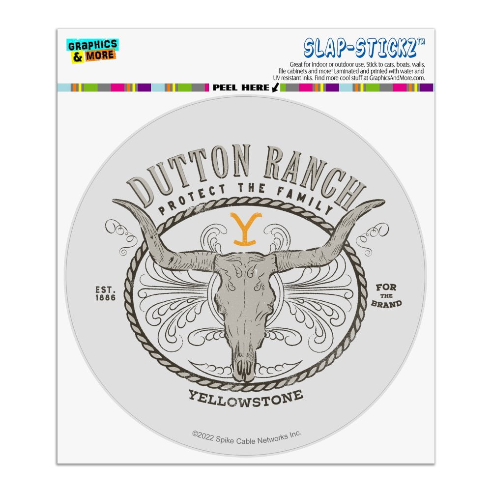 Yellowstone TV Show Badge Automotive Car Window Locker Circle Bumper ...