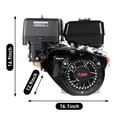 15HP 4Stroke 420CC Engine OHV Gas Engine Recoil Start Go Kart Motor Black - Walmart.com
