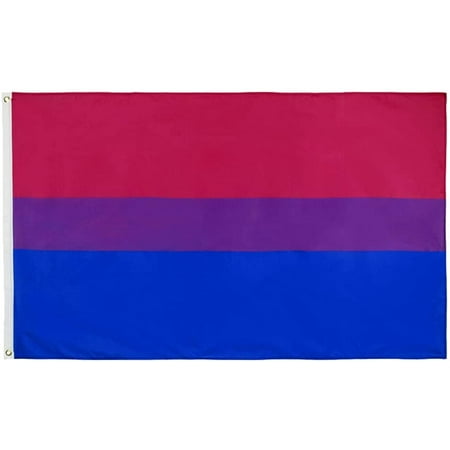 HTWW 3x5 FT Bi Pride Flag - Bisexual Flag - Rainbow Flag - Bright ...