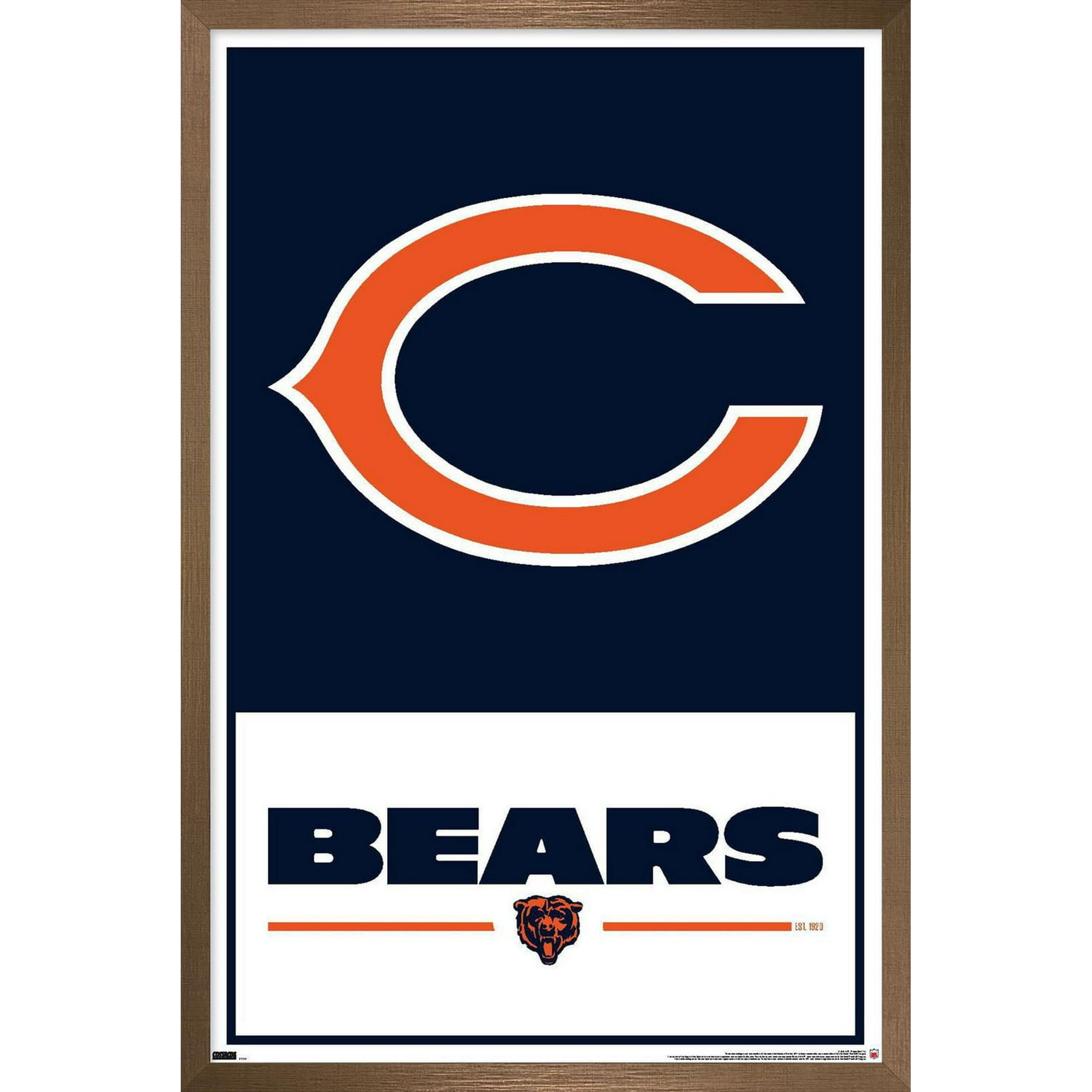 Click here for Trends International Nfl Chicago Bears - Logo 21 W... prices