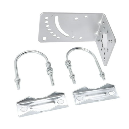Antenna Pole Mount, L Shaped Weather Resistant Antenna Mounting Bracket ...
