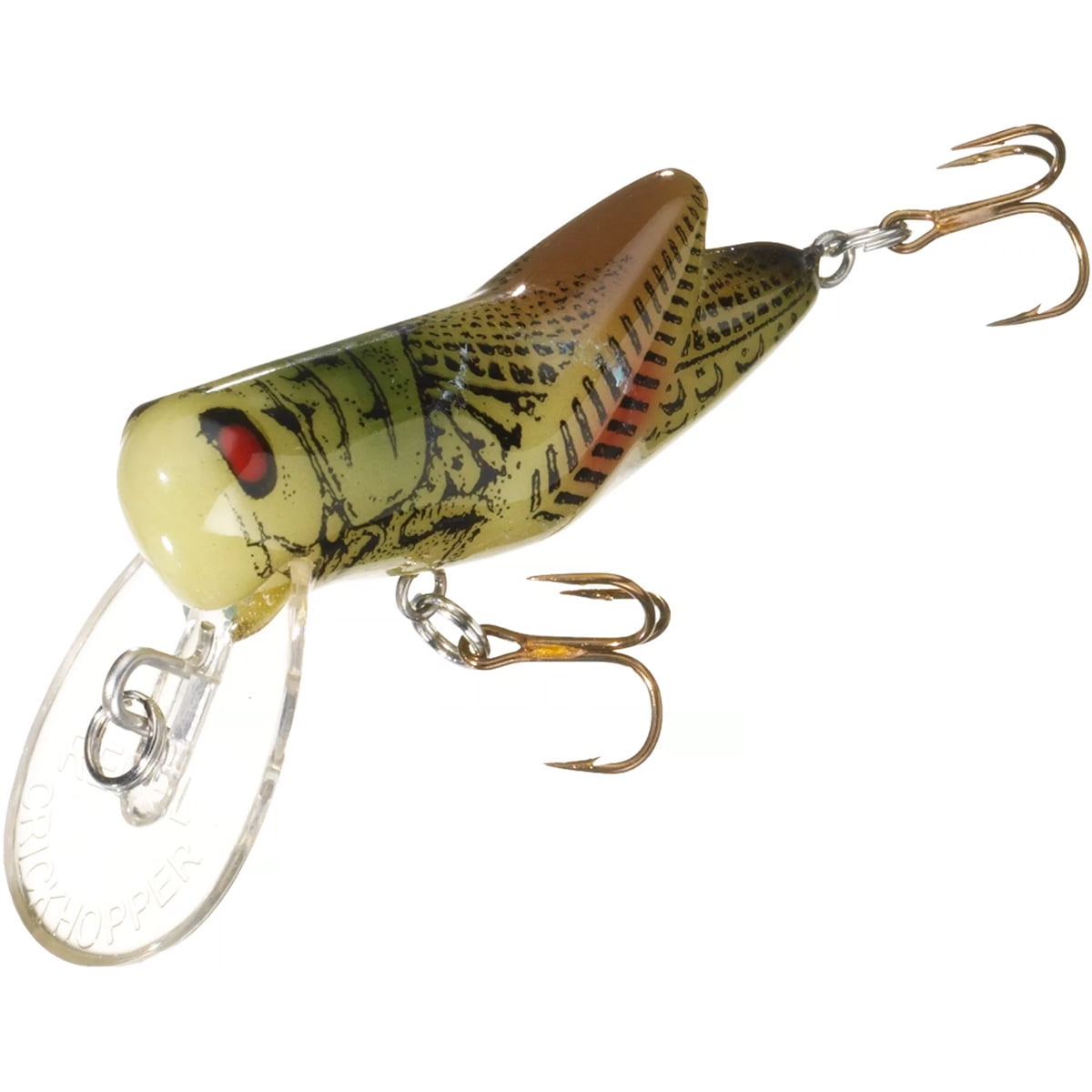 Rebel Crickhopper Fishing Lure Hard Bait Summer Hopper 1 1/2 in 3/32 oz ...