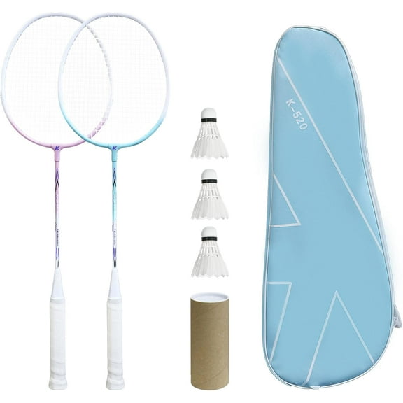 Penn Premium Outdoor Easy Setup Badminton Set with Net, 4 Rackets and ...