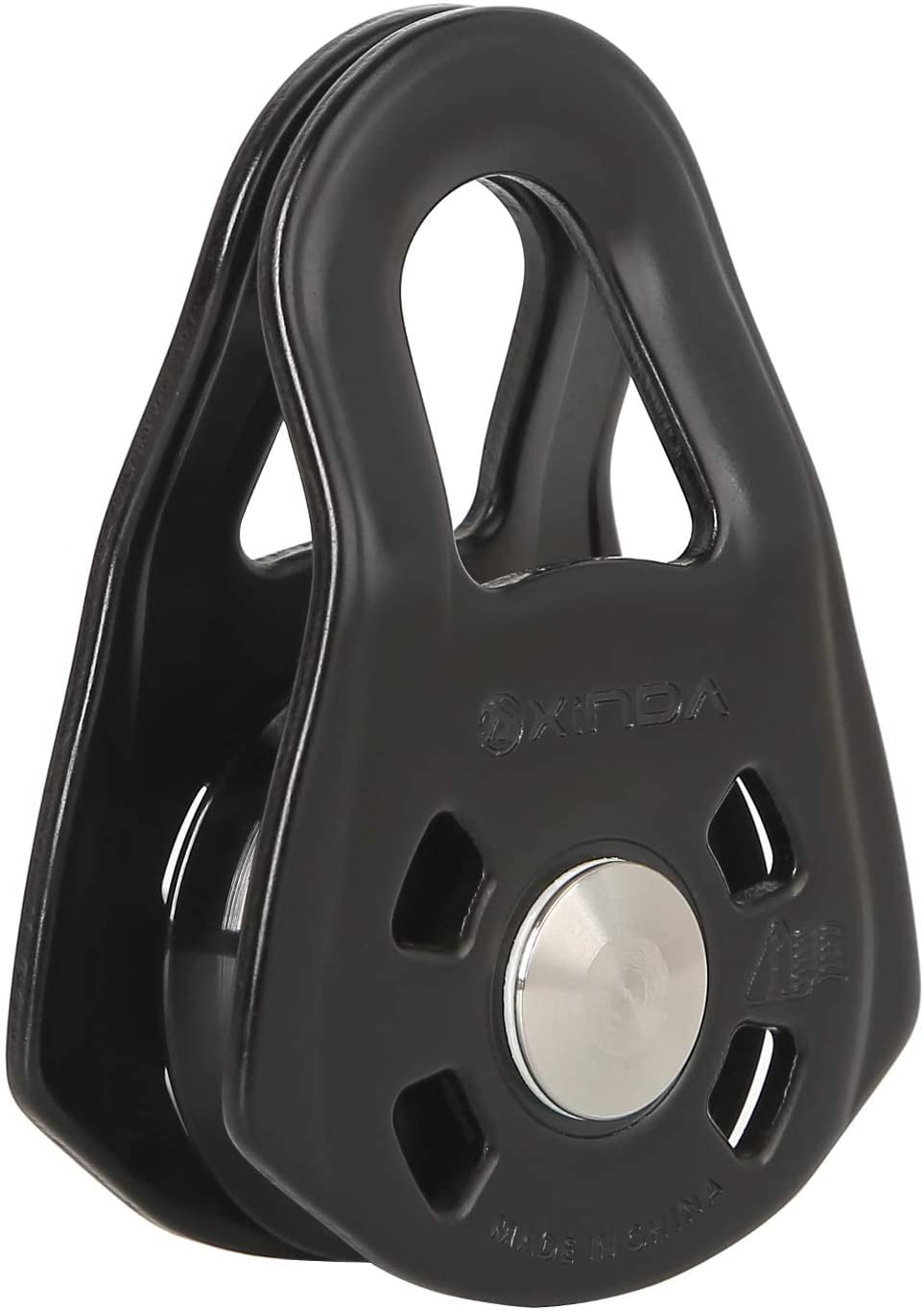 23kN Micro Pulley - Side Plates Swing Pulley with Ball Bearing, Prusik ...