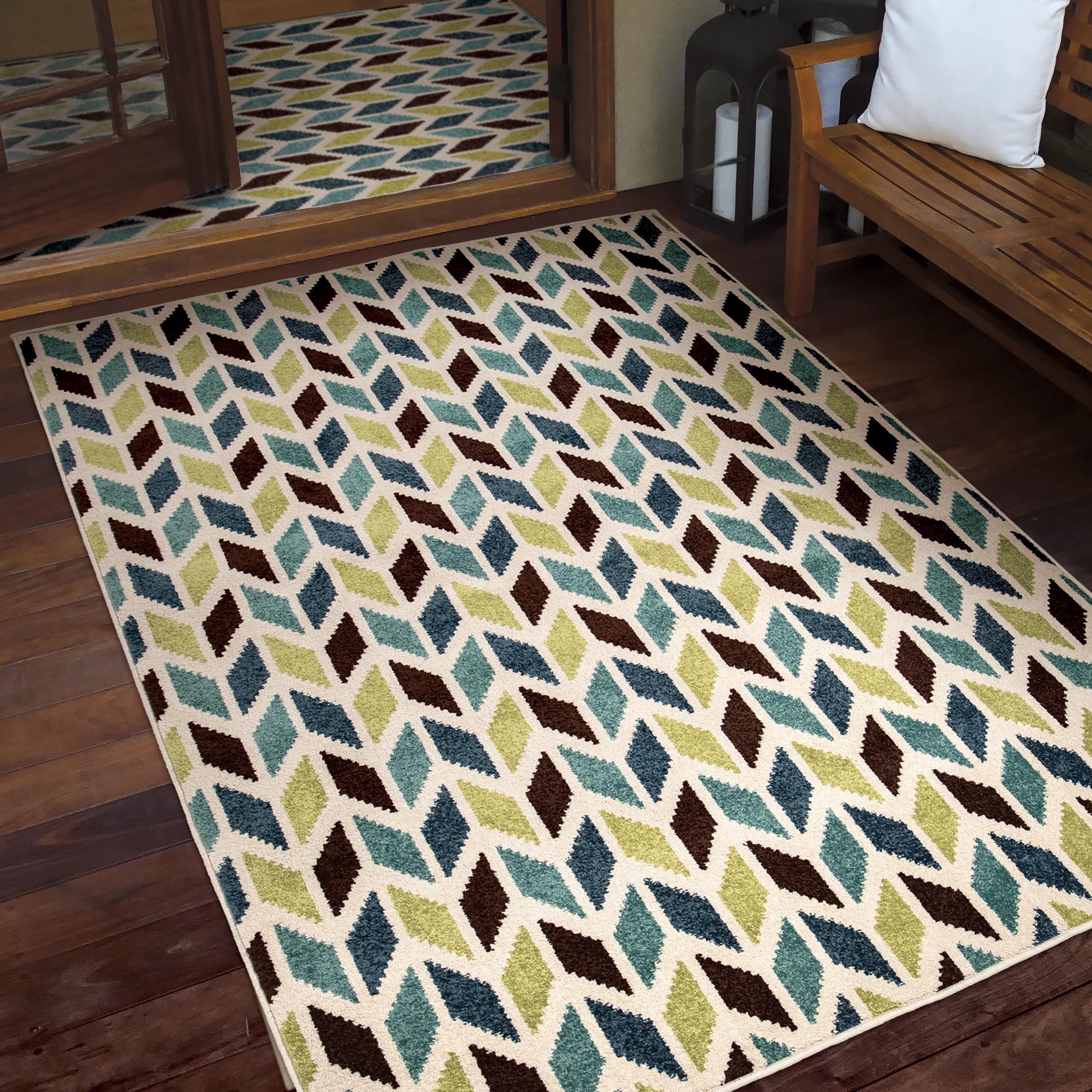 Orian Rugs Veranda Acadia Indoor/Outdoor Area Rug - Walmart.com