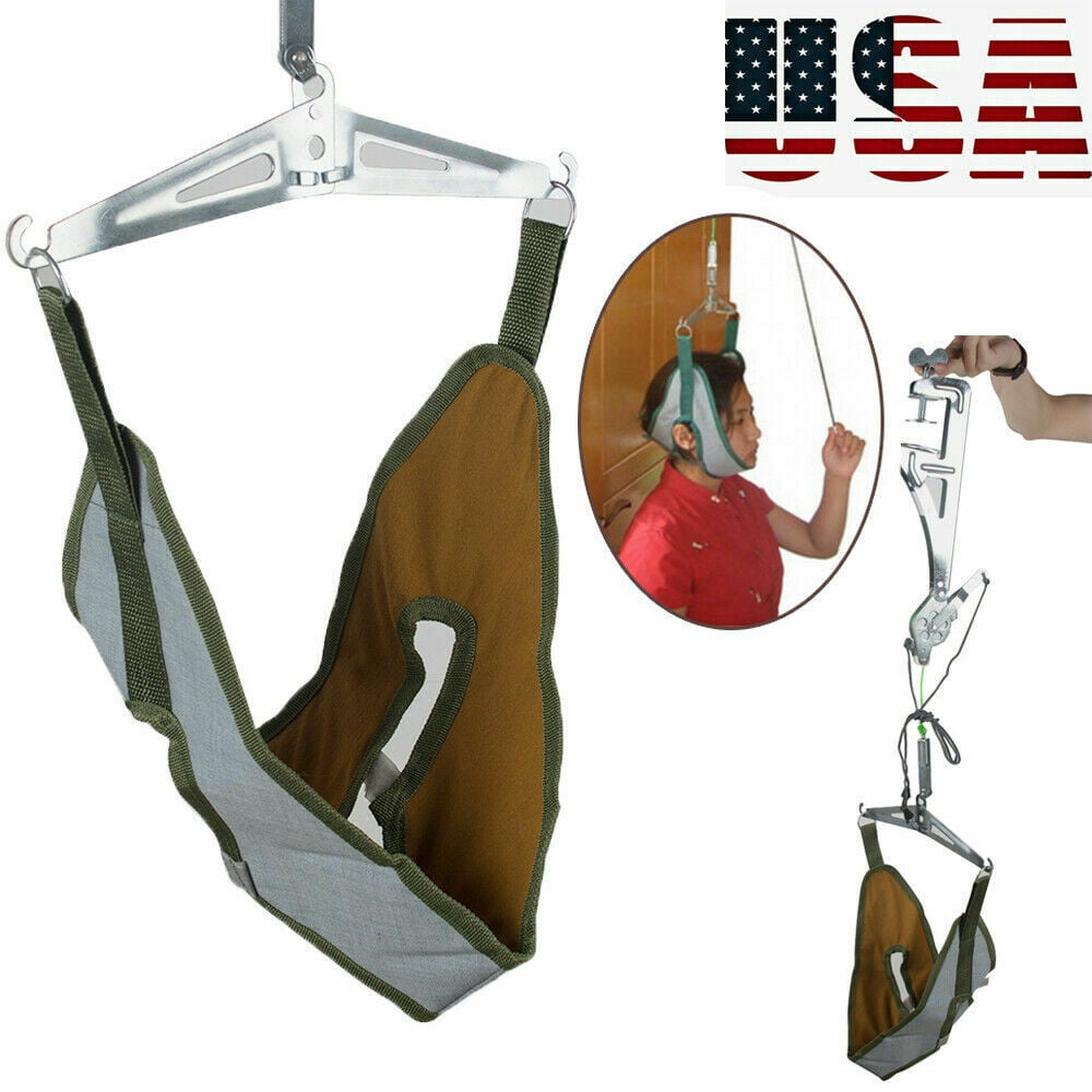 Over door Cervical Traction Set for Neck Shoulder Pain Brace Relief ...