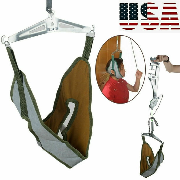 Over door Cervical Traction Set for Neck Shoulder Pain Brace Relief ...