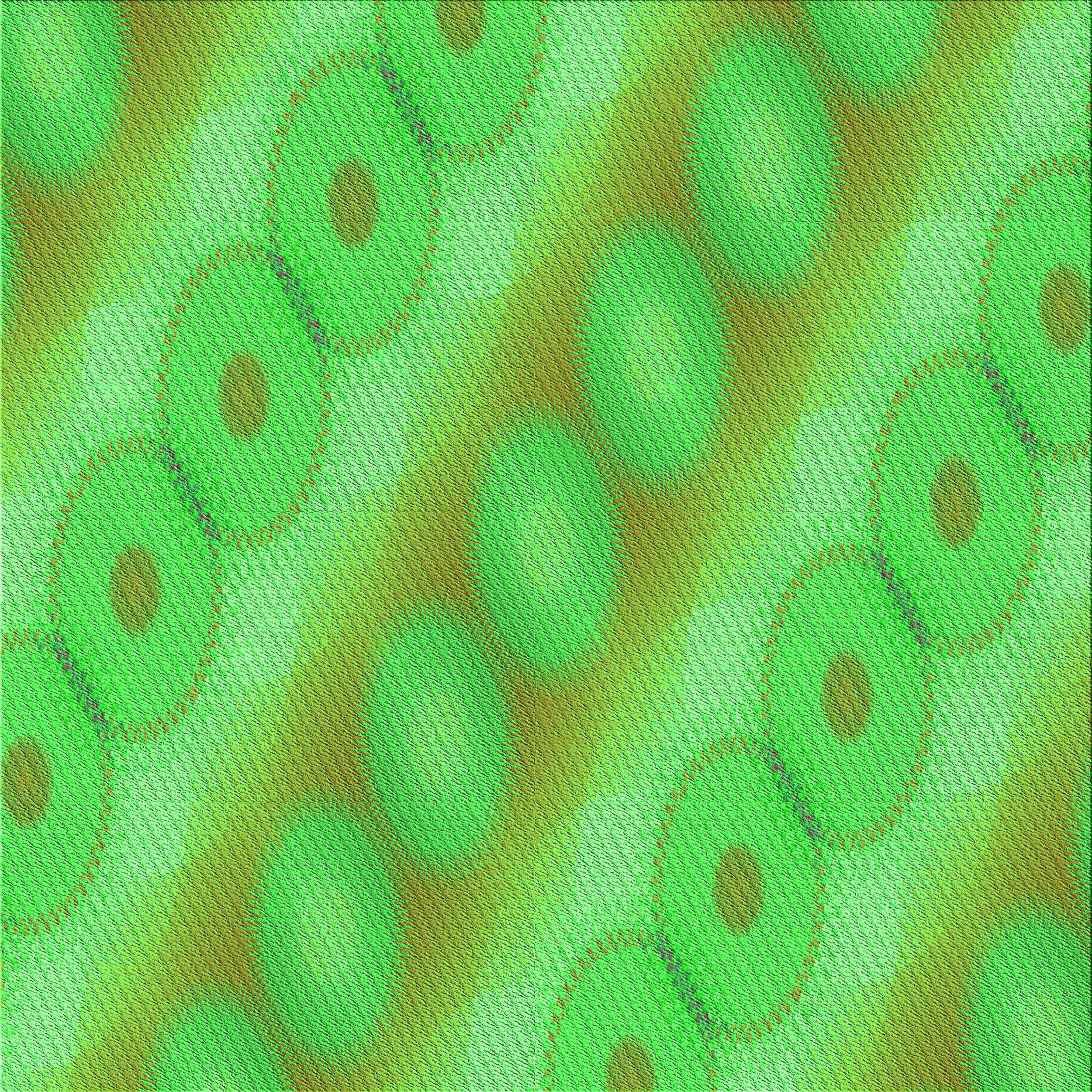 Ahgly Company Indoor Square Patterned Neon Green Area Rugs, 4' Square ...