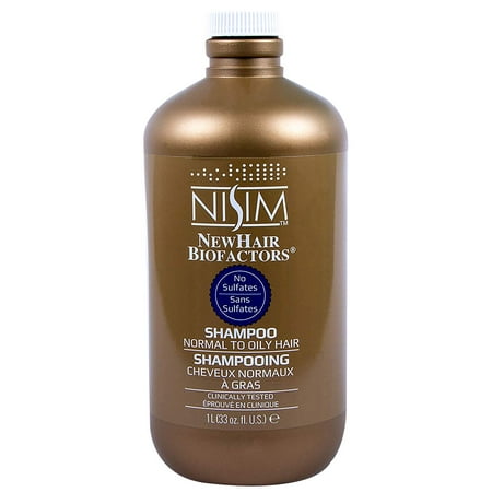 NISIM New Hair Biofactors Normal To Oily Shampoo 33Oz/1Litre - No ...
