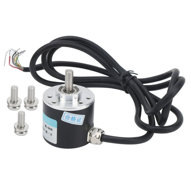 ABZ Encoder,ABZ Encoder Incremental 3‑Phase Solid Shaft Encoder Phase ...