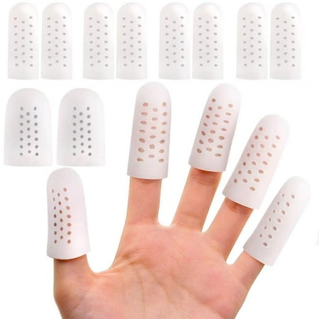 Tatum88 Breathable Gel Finger Guards, 10 Pack Finger Protection, Great ...