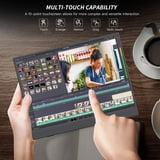 "Rehisk 15.6"" Large Touch Screen Travel External Laptop Monitor, 1080P ...