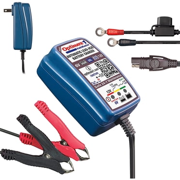 Tecmate OptiMate 1 DUO 12V/12.8V 0.6A Battery Charger/Maintainer (TM ...