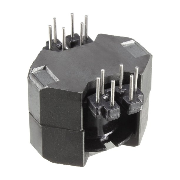5 Sets RM8 6 + 6pin Transformer Bobbin PC40 Ferrite Core Vertical 10 Ferrite Halves and 5 Bobbin ...
