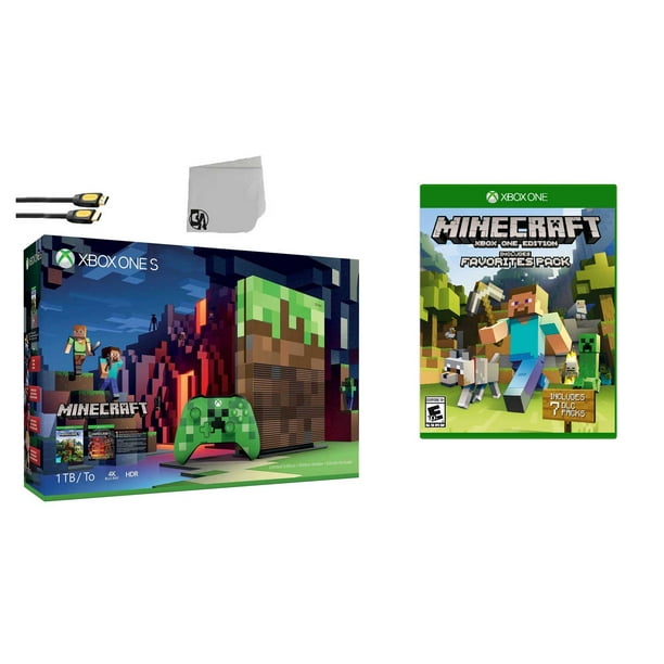 Microsoft 23C-00001 Xbox One S Minecraft Limited Edition 1TB Gaming ...