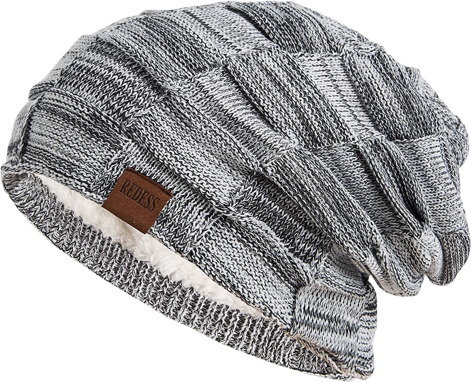 REDESS Beanie Hat for Men and Women Winter Warm Hats Knit Slouchy Thick ...