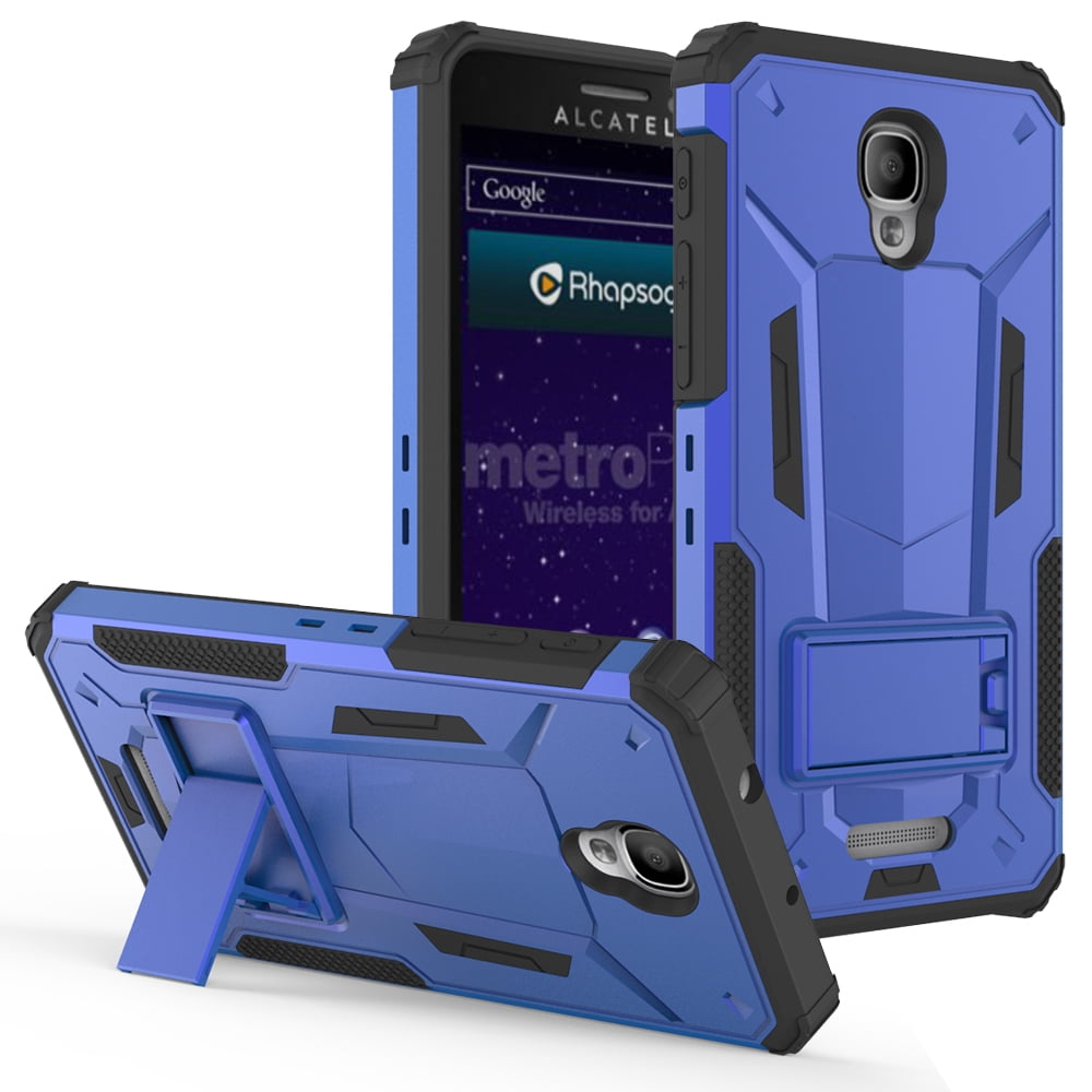 Zizo Alcatel Fierce 4 Case - Hybrid Dual Layered w/ Kickstand - Slim ...