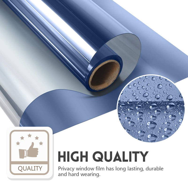 1/2 Meter One Way Mirror Window Film Vinyl Self-adhesive Reflective ...