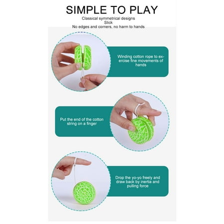 Wood Yoyo Ball String Responsive Ball Indoor Outdoor Ball Game Beginner ...