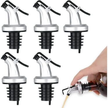 Leak-Proof Oil Pourer Spout,Premium Wine & Olive Oil Dispenser with ...