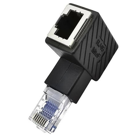 90 Degree Ethernet Converter Lan Rj45 Ma To Fe Right /left / Up/ Down ...