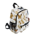 Colourful Butterfies Mini Backpack Cute Small Backpack with Chest Strap ...