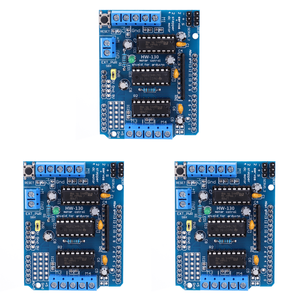 L293D DC Motor Drive Shield Paso a paso 4.5-36V 4CH Motor Control ...