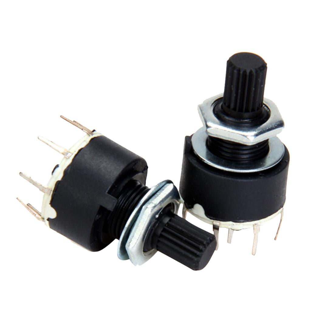 20 XElectronic Machine 2 Pole 4 Positions 2P4T 10Pin Rotary Switch With ...