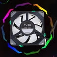 90mm PWM Fan With ARGB Lighting 9025 CPU Fan Highly Performances For ...