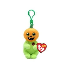 TY Beanie Baby (Beanie Bellies) - HOLLOW the Halloween Pumpkin (Plastic ...