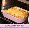 40 Pack 8x8 Aluminum Square Baking Pans with Clear Lids - Disposable ...