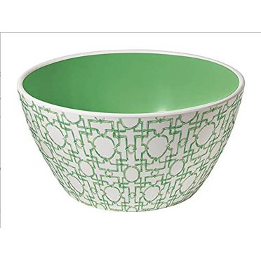 Merritt - Melamine Round Salad Plate - Turquoise Trellis - 8" - Walmart.com