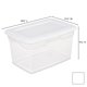 Sterilite 20 Qt. Storage Box Plastic, White, Set of 6 - Walmart.com