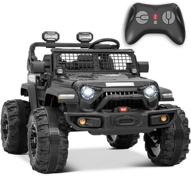 Power Wheels Jeep Wrangler 12-Volt Battery-Powered Ride-On Toy Vehicle ...