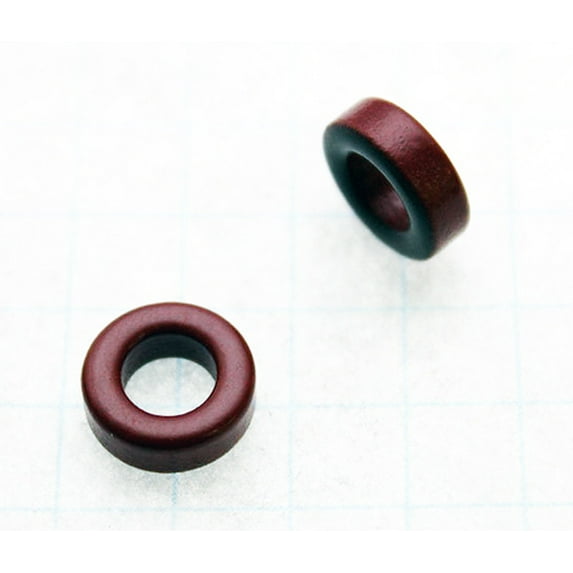 T-37-2 Iron Powder Toroidal Cores, 0.37" O.D. x 0.20" I.D. x 0.13" Hgt ...