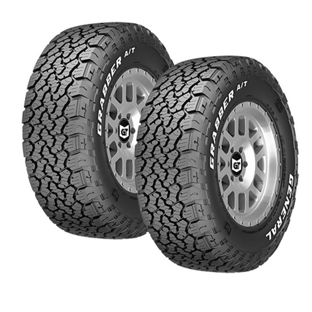 PAQUETE DE 2 LLANTAS 315/75 R16 GENERAL TIRE GRABBER ATX (REFORZADA ...