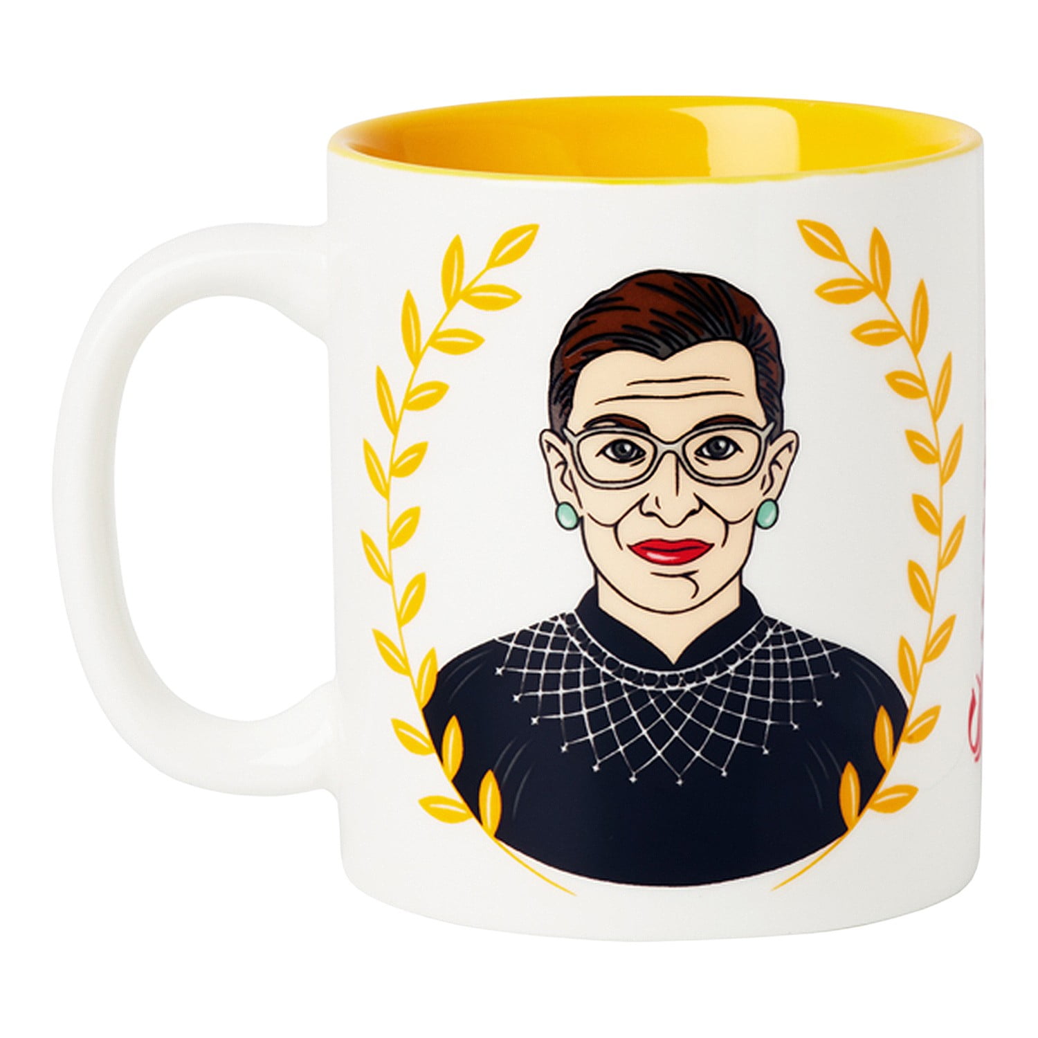 The Found SUPREME RBG Mug - Illustrated Ruth Bader Ginsburg Ceramic ...