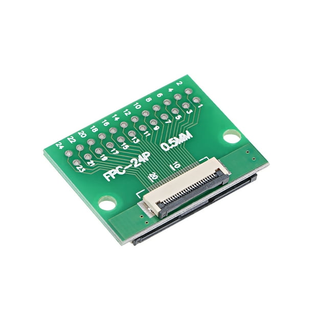 FFC FPC 24 Pins 0.5mm 1mm Pitch to DIP 2.0mm PCB Converter Board Couple ...