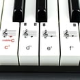 61 Key Keyboard Piano with Pitch Bend, Power , Sheet Stand, Piano Note ...