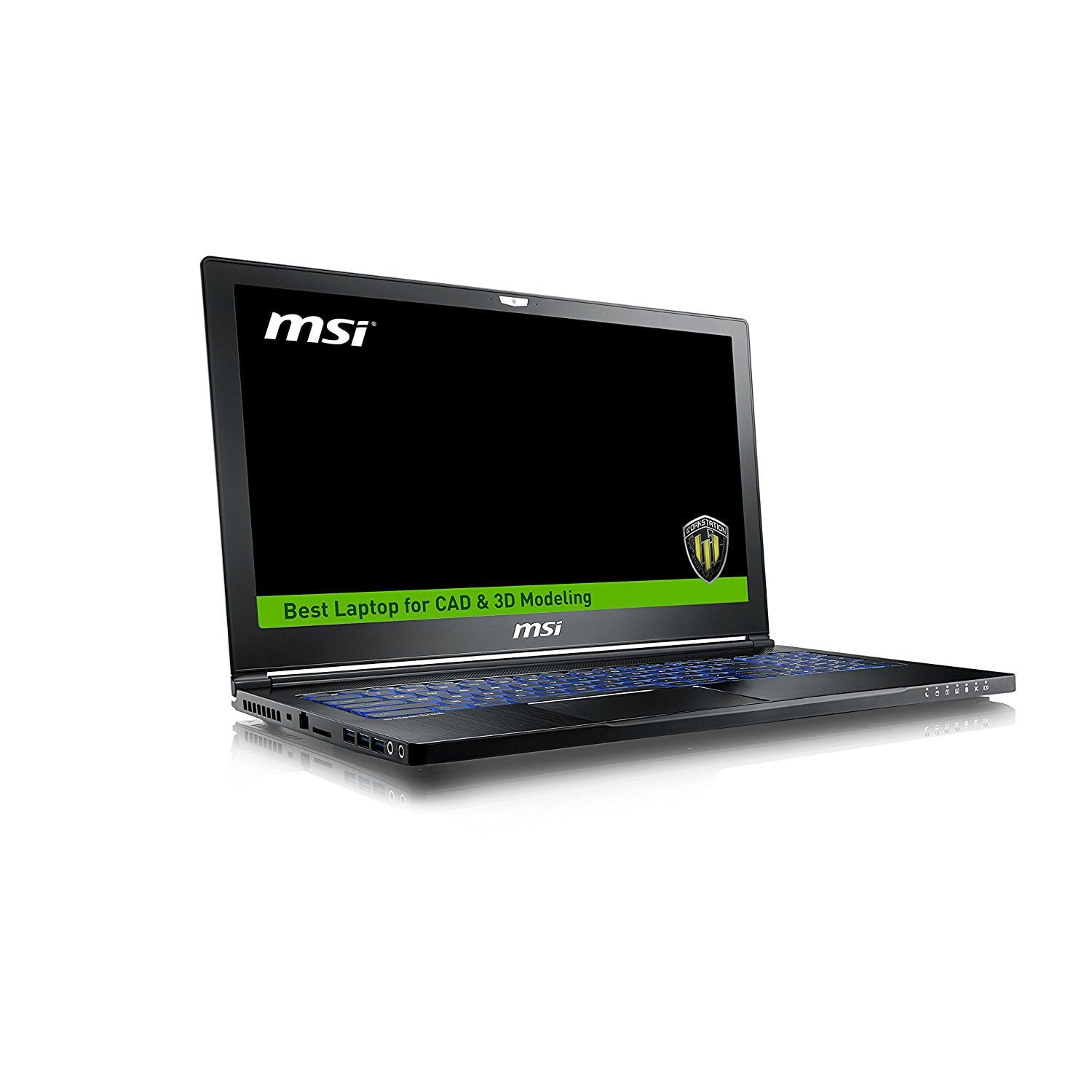 MSI WS63 Workstation Laptop 15.6", Intel Core i7-8750H, NVIDIA Quadro ...