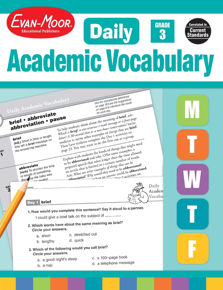 Pre-Owned Daily Academic Vocabulary, Grade 3 Teacher Edition (Paperback ...