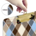 Acrylic Writing Board Gold 12.5*9 Inch Clipboards Transparent Acrylic ...