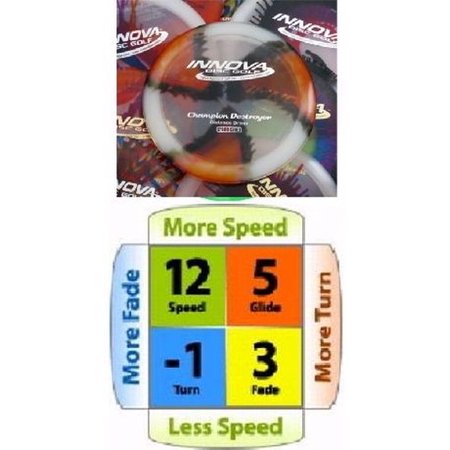 Destroyer I Dye Champion Plastic Distance Disc Golf | Walmart Canada