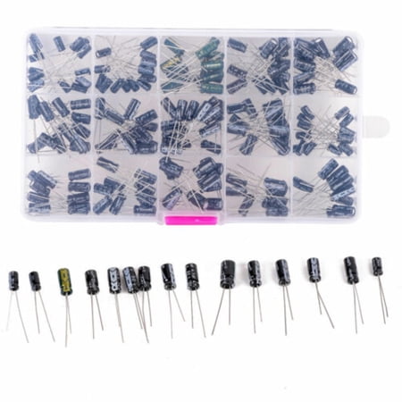 200pcs 15 Values 0.1uF To 220uF Electrolytic Capacitor Plastic ...