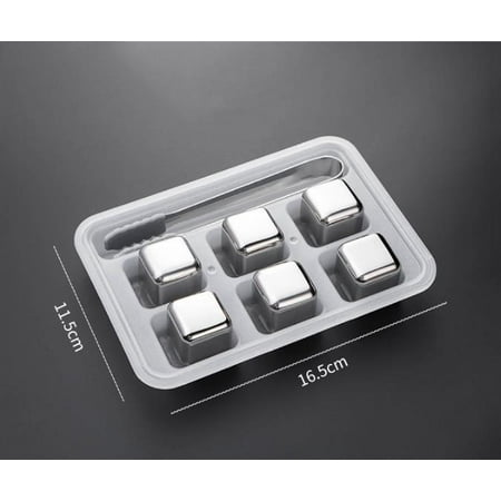 304 Stainless Steel Quick Freeze, Beverage Ice Cubes, Reusable Ice ...